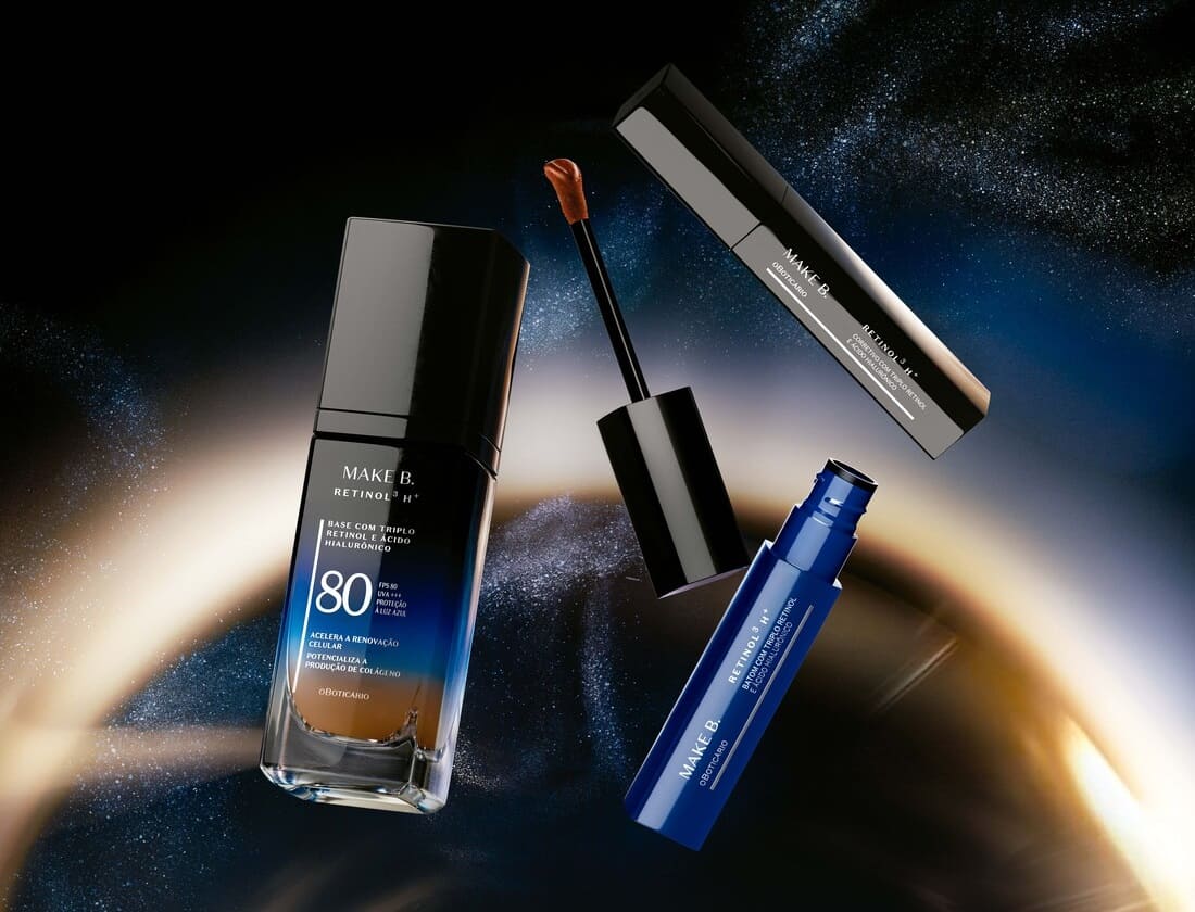 O Boticário apresenta Make B. Retinol H+, primeira base do Brasil com ...